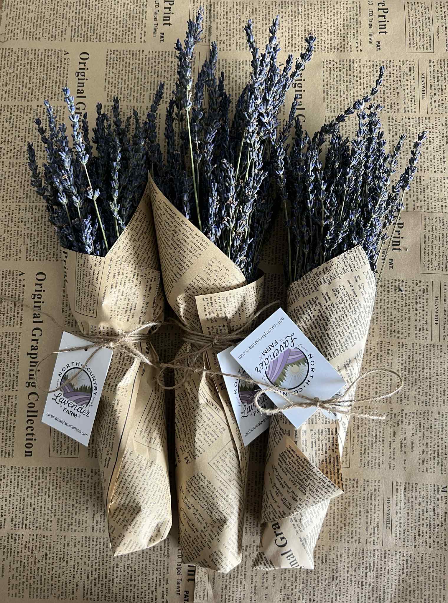 Dried Lavender Bundles Buy 2 GET ONE FREE – North Country Lavender Farm