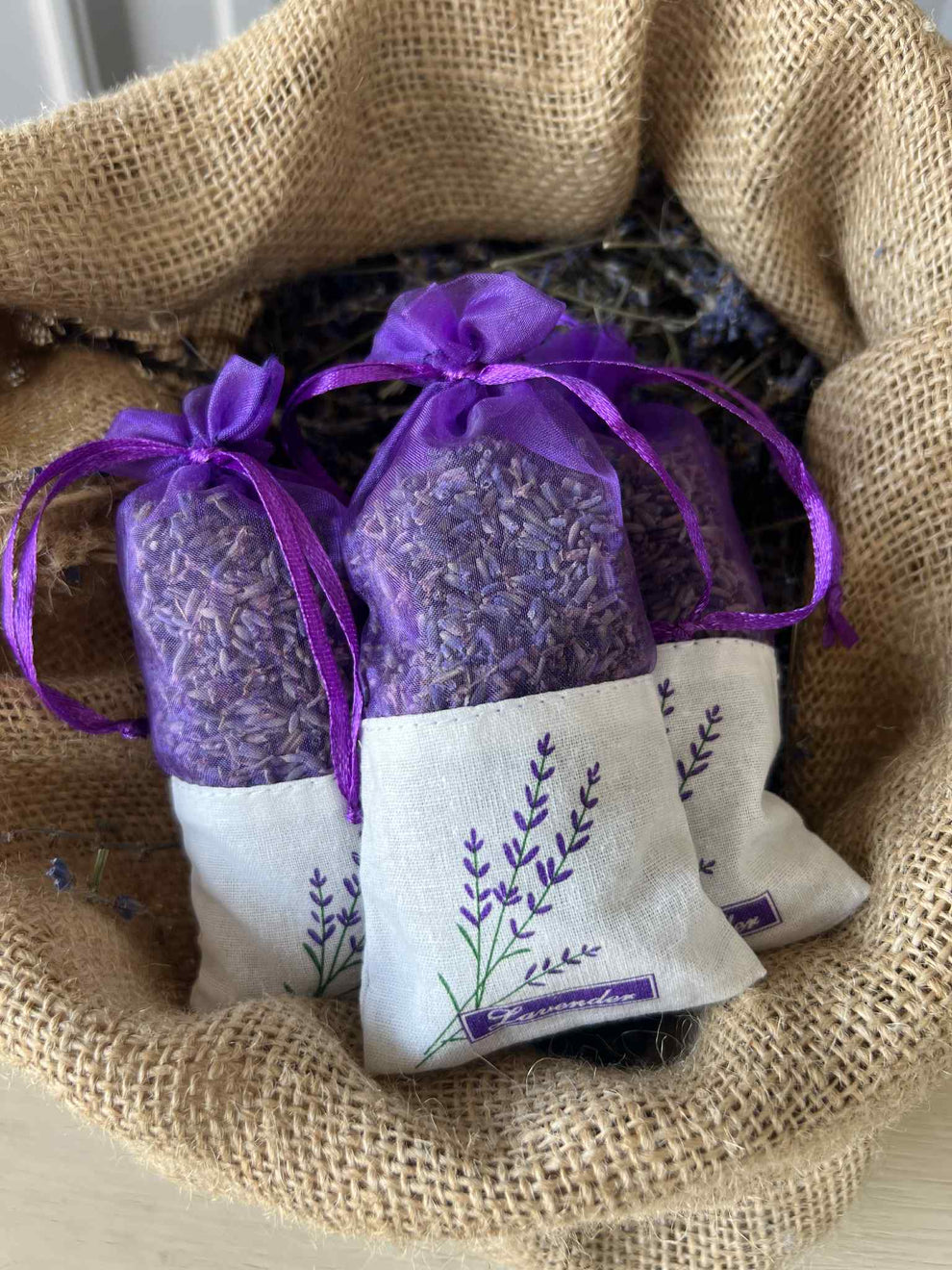 Dried Lavender Sachet – Bulk Pack (25 Count) – North Country Lavender Farm
